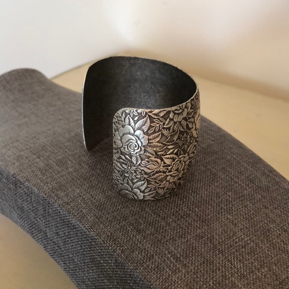 Jewelry | Cuff Bracelet With Roses | Poshmark